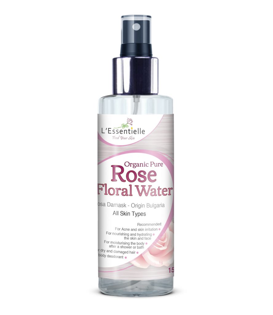 Pure Organic Rose Hydrosol Water 150ml – L'Essentielle