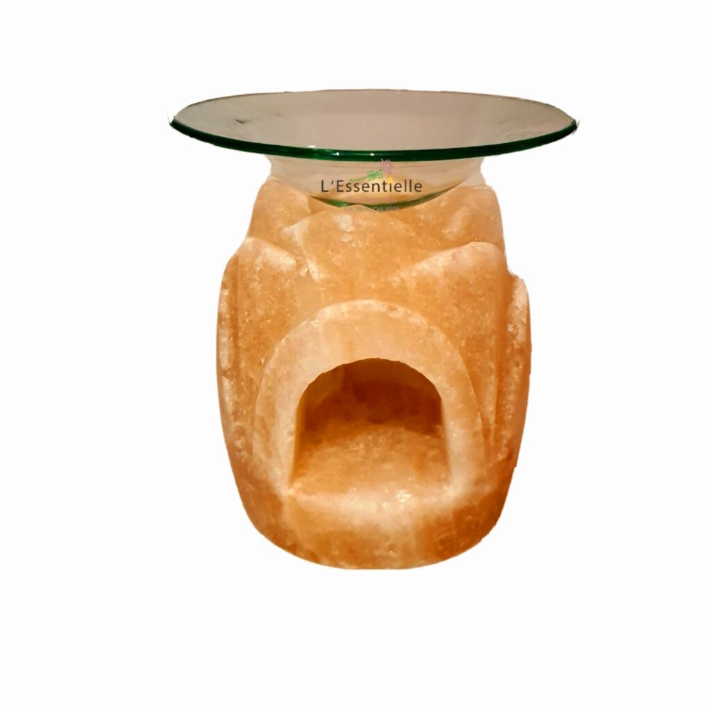 Himalayan Salt Oil Burner – Flower Shaped – CLEARANCE – L'Essentielle